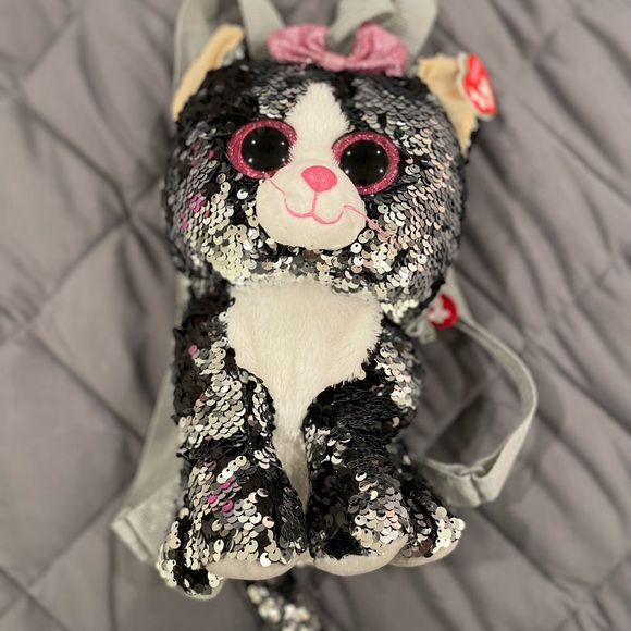 Ty | Accessories | Ty Sequin Kitty Backpack | Poshmark